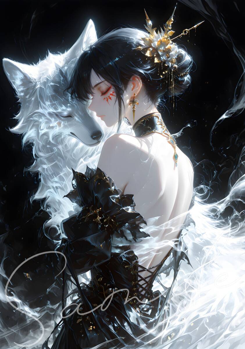 Yahoo!オークション - 【モモアート】アートポスター A4 1点限定 オリ...