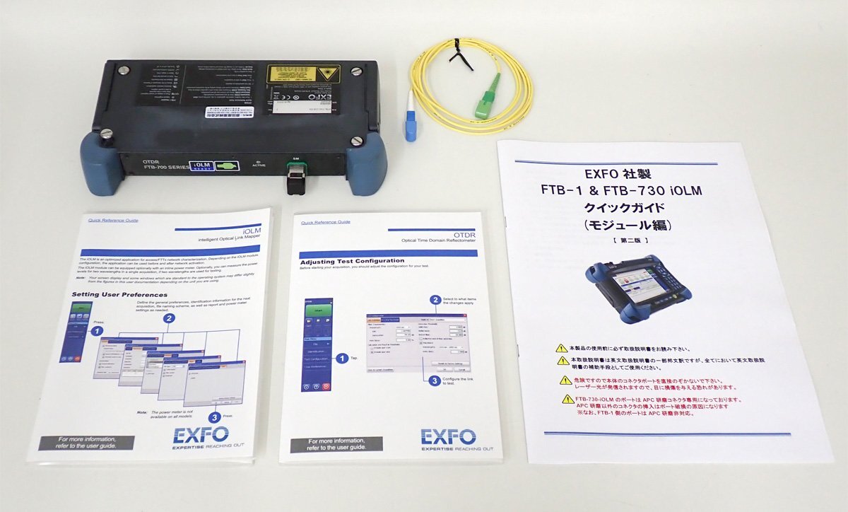 Yahoo!オークション - TJ55654 EXFO FTB-730-23B/OI-EA-EUI-91 OTDRモ...