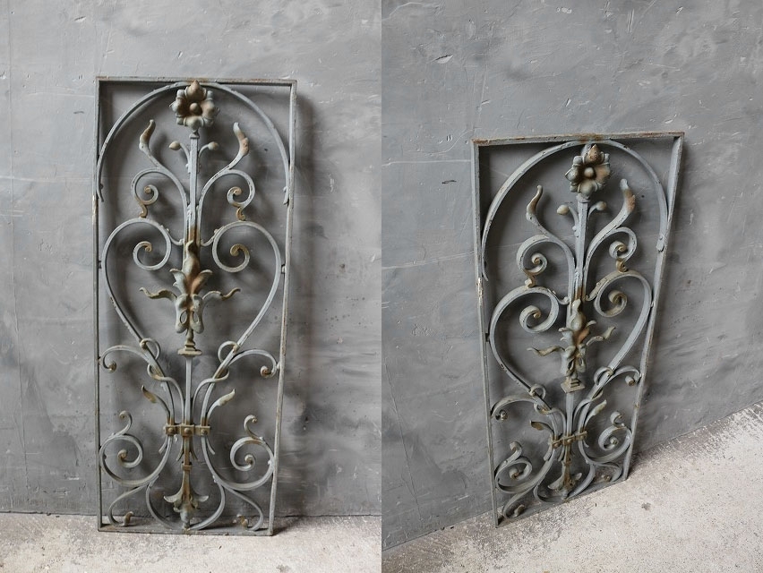 Yahoo!オークション - アンティーク フランス メタルデコレーション B ...