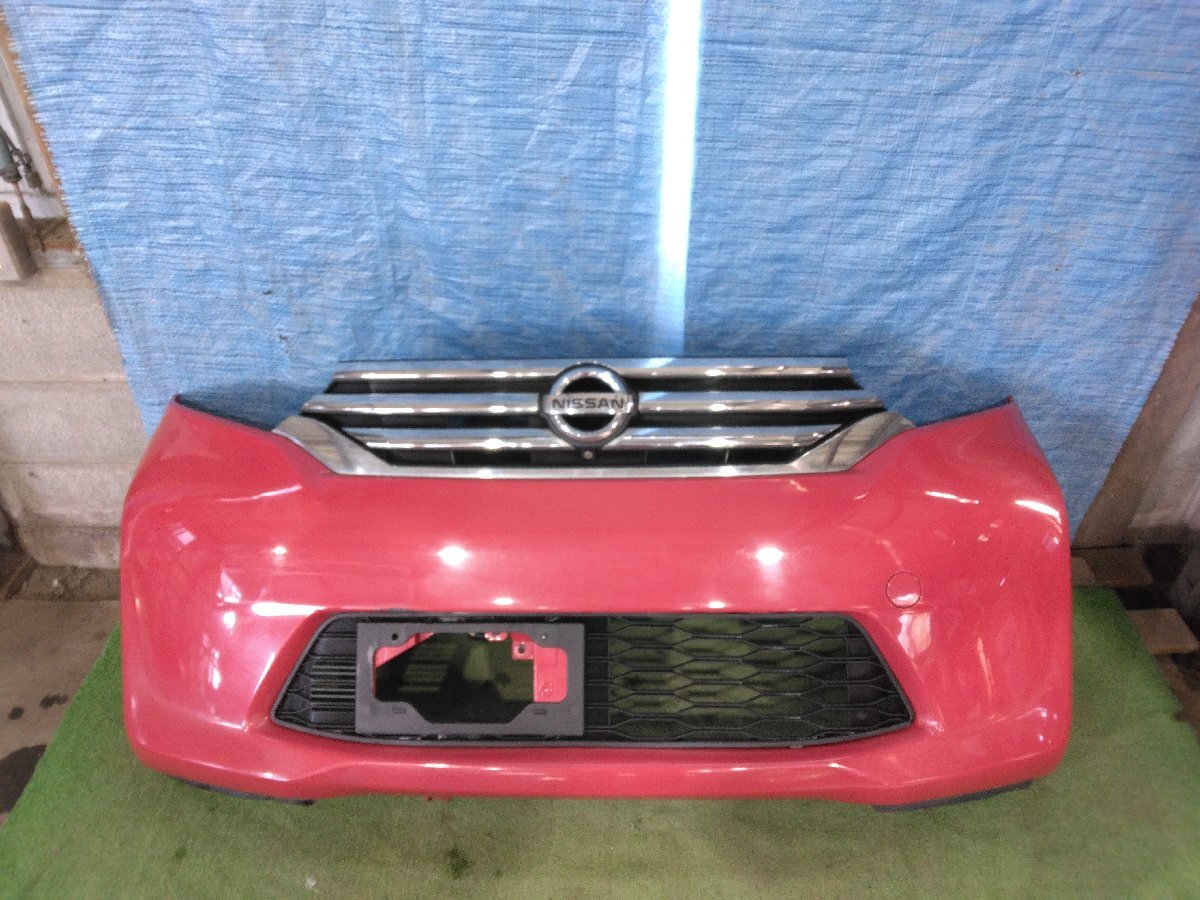 Yahoo!オークション - B21A デイズルークス 前期 フロントバンパー MBN...