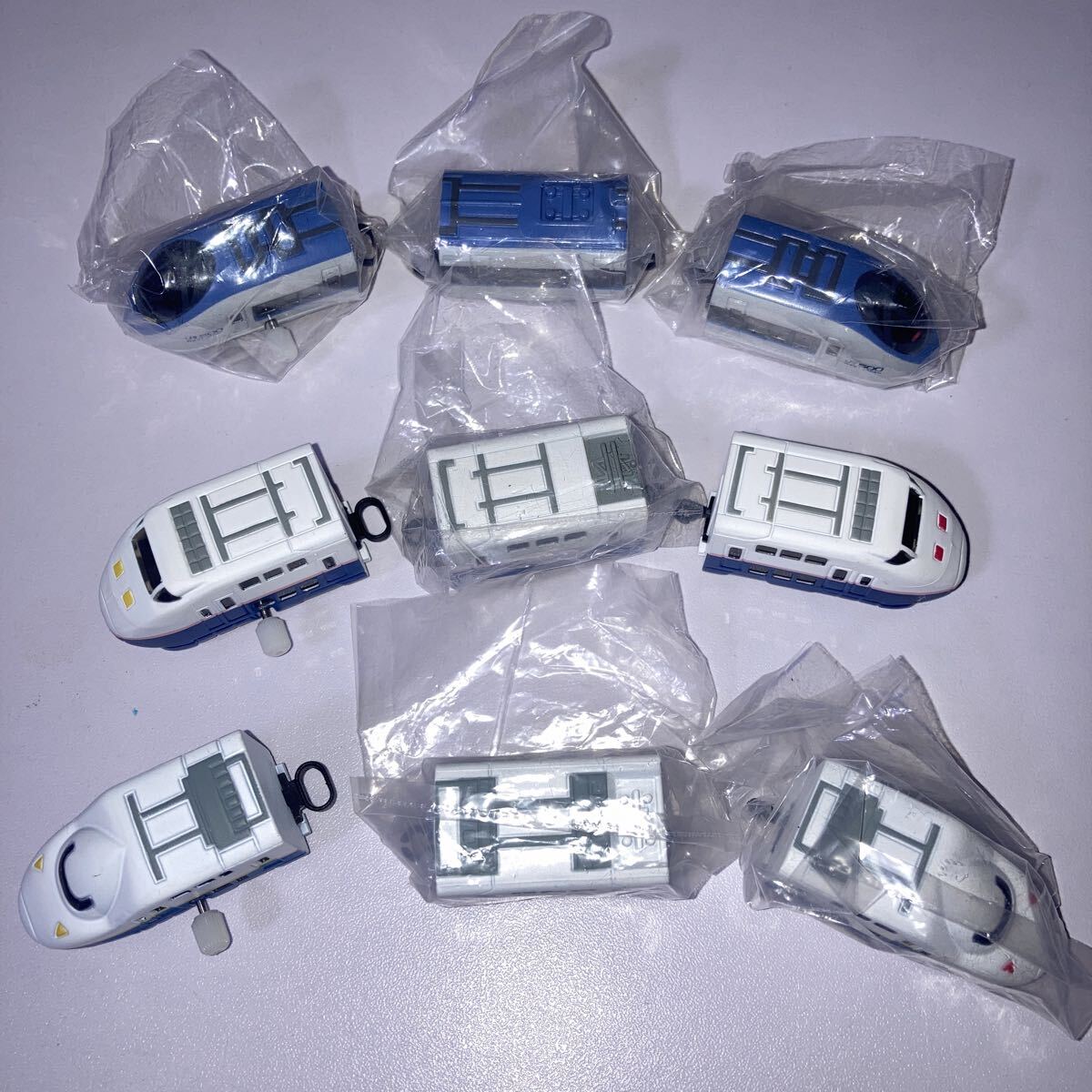 Yahoo!オークション - カプセルプラレール 新幹線 セット のぞみ E4 MA...