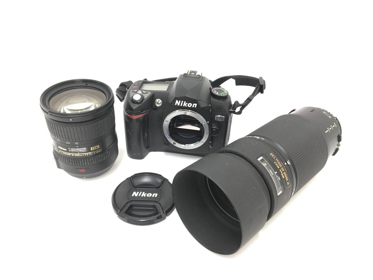 Yahoo!オークション - Nikon デジタル一眼カメラ まとめ D70 + ED AF ...