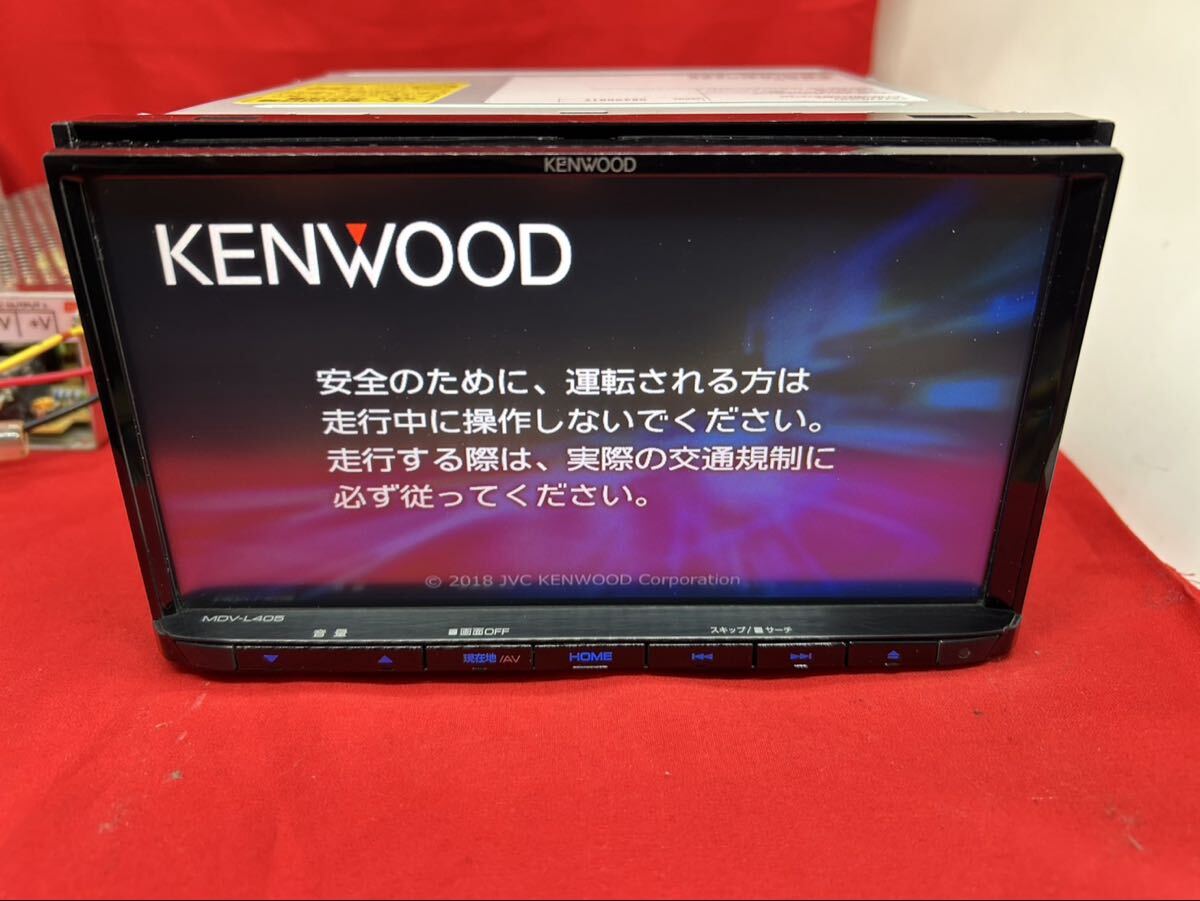 Yahoo!オークション - 美品KENWOOD 2025年春地図 MDV-L405 新品バック...