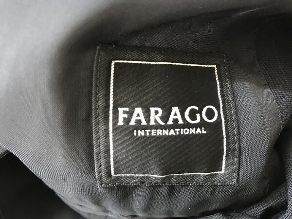 Yahoo!オークション - FARAGO ファラゴ メンズ 背抜き ウール混 ストラ...
