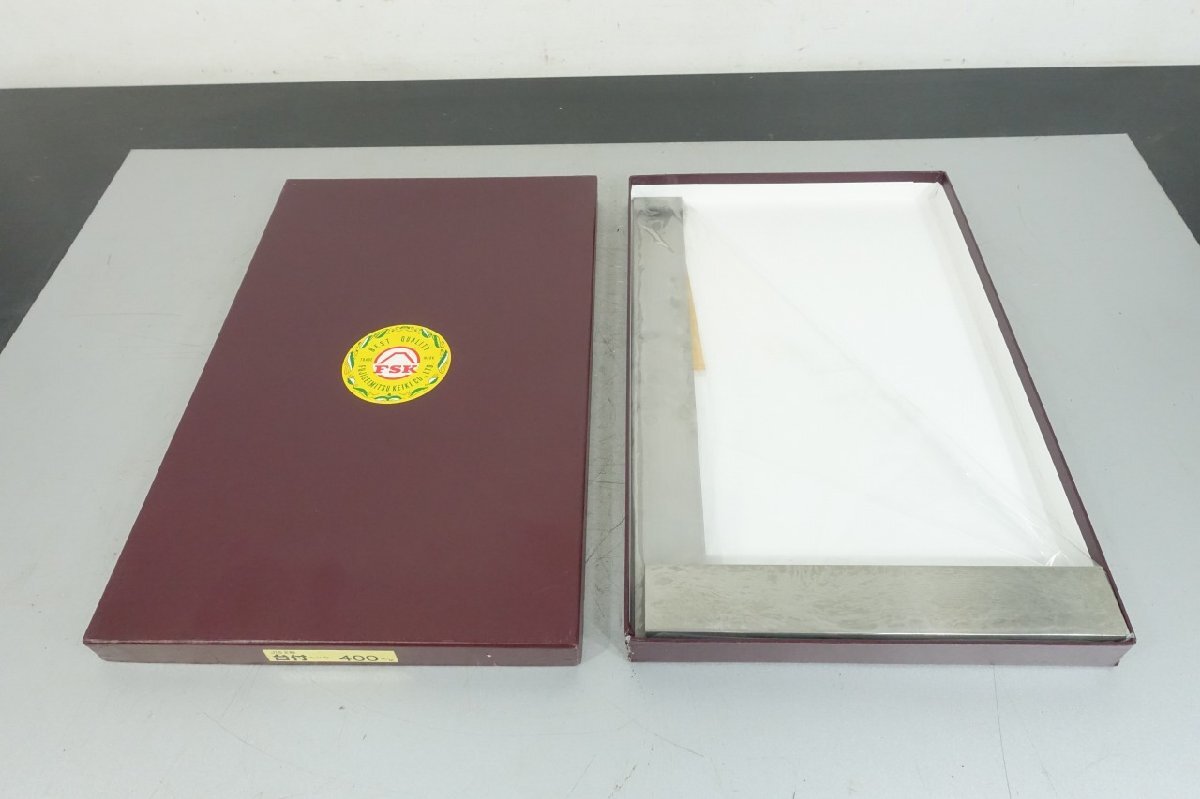 Yahoo!オークション - 未使用在庫品 FSK 台付スコヤ 400mm スコヤ JI...