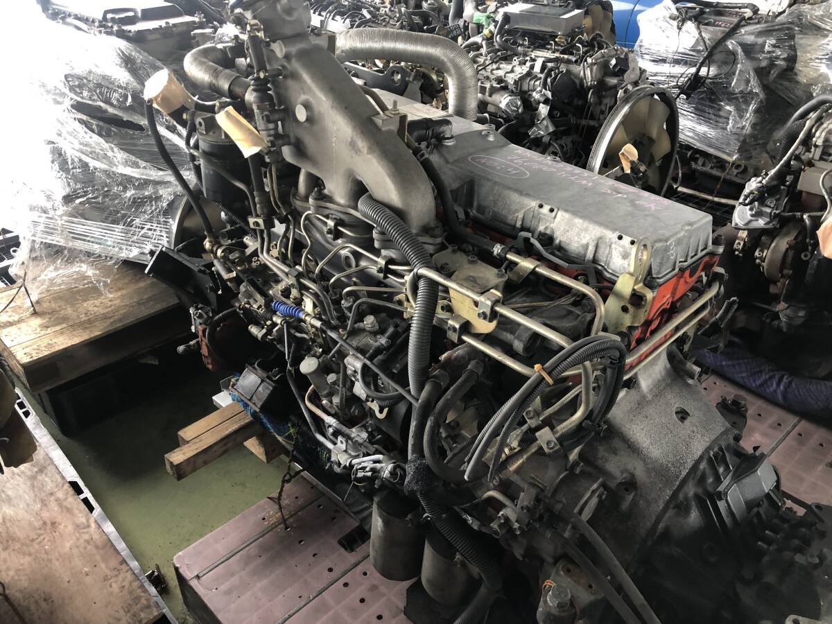 Yahoo!オークション - 低走行 いすゞ6HH1エンジンAssy 実働品 165kw225...