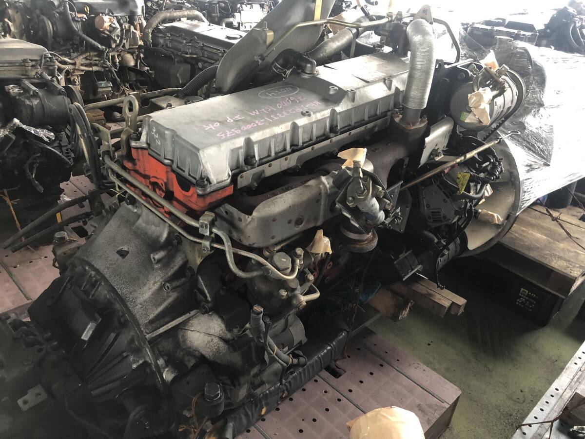 Yahoo!オークション - 低走行 いすゞ6HH1エンジンAssy 実働品 165kw225...