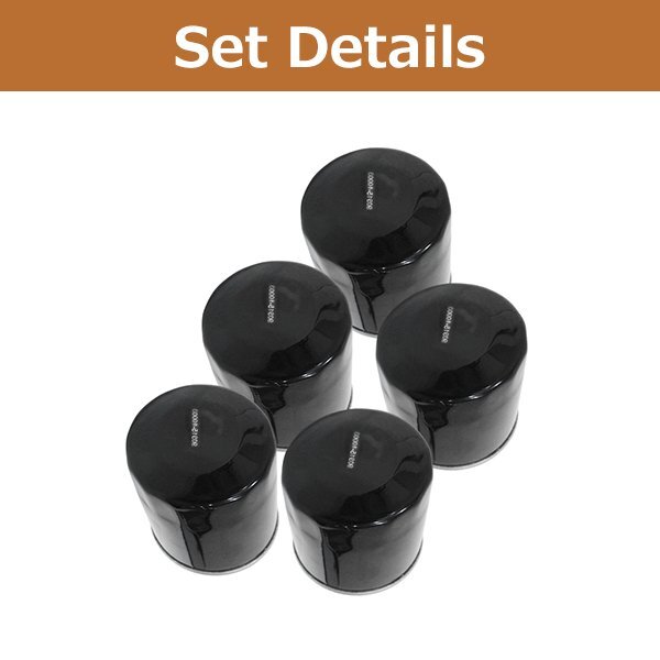 Yahoo!オークション - 5個 スズキ用 オイルフィルター セルボ SCN/SCP2...