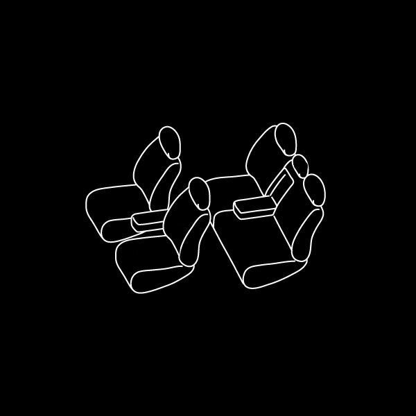 Yahoo!オークション - フィットハイブリッド GP1 5人 シートカバー ブ...