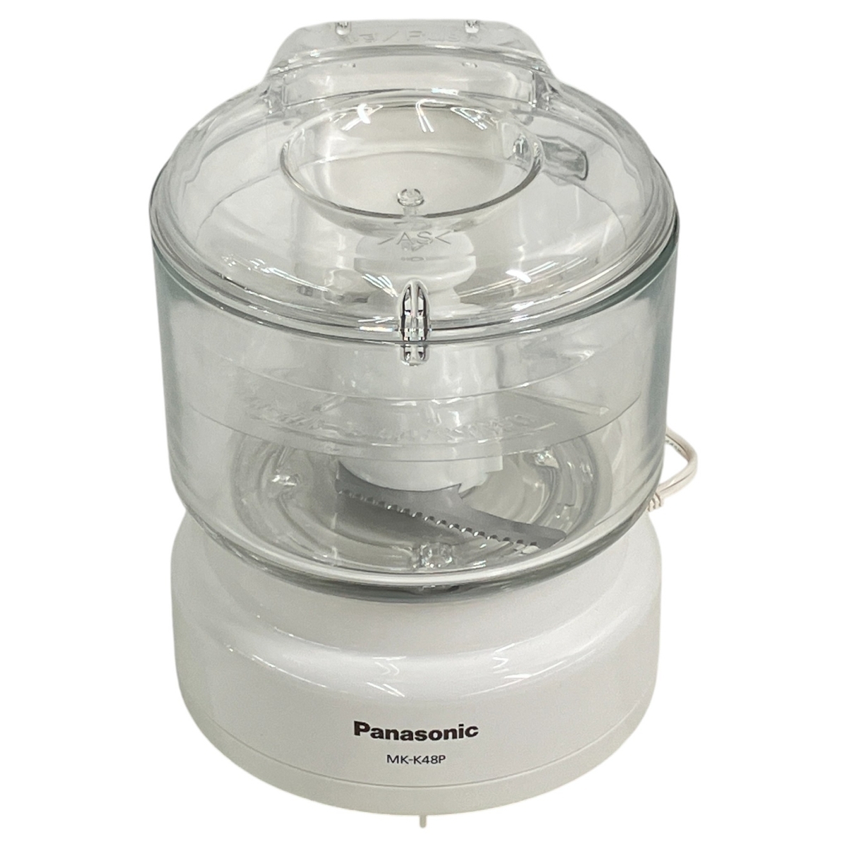 Yahoo!オークション - Panasonic MK-K48P フードプロセッサー ホワイト...