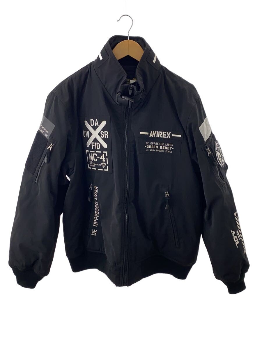 Yahoo!オークション - AVIREX MA-1 MOD HALO/XXL/ポリエステル/BLK/619...