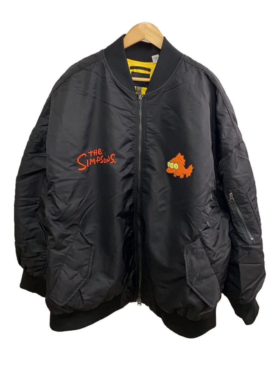 Yahoo!オークション - H&M MA-1/THE SIMPSONS/フライトジャケット/XL/...