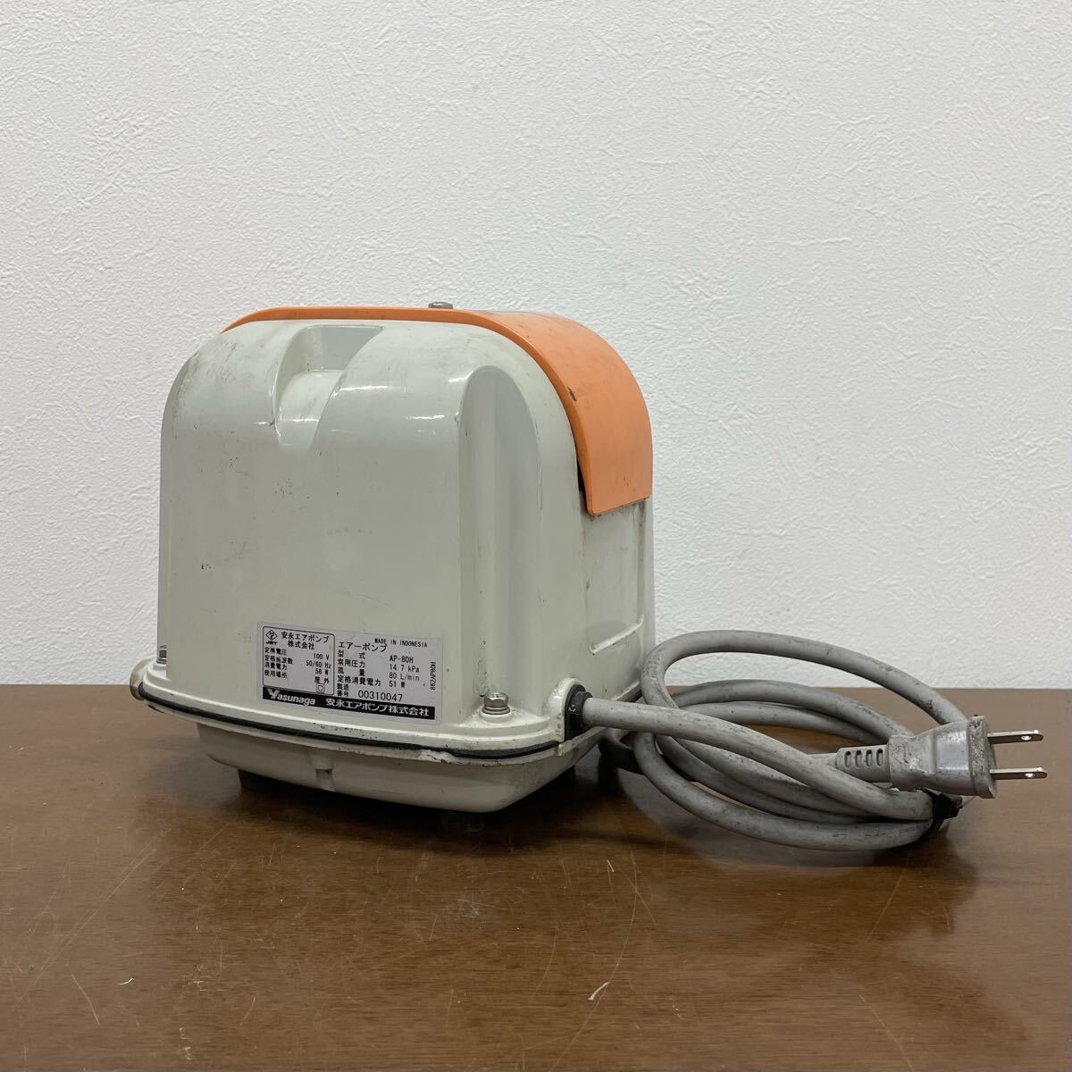 Yahoo!オークション - SNT1028 安永 エアポンプ AP-80H エアーポンプ ...