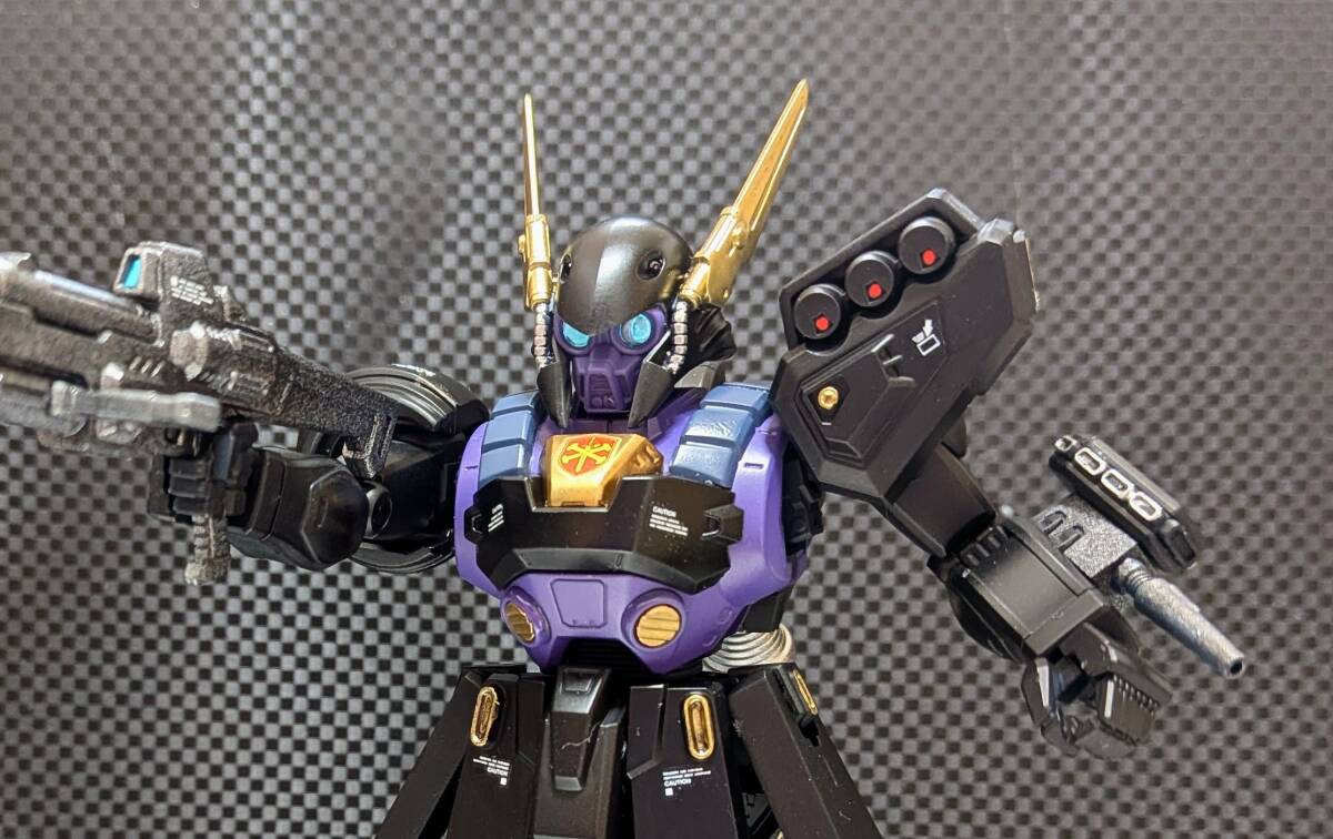 Yahoo!オークション - RE1/100 デナン・ゲー 黒の部隊 塗装済完成品