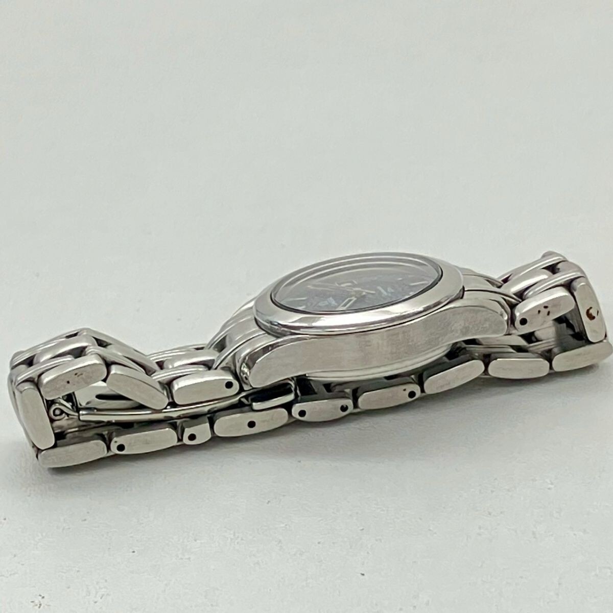 R086-O61-1260 電池交換済み/稼働 OMEGA Ω オメガ レディース腕時計 Seamaster 5961502 QUARTZ Cal.1424 ラウンド デイト KA(その他 ...