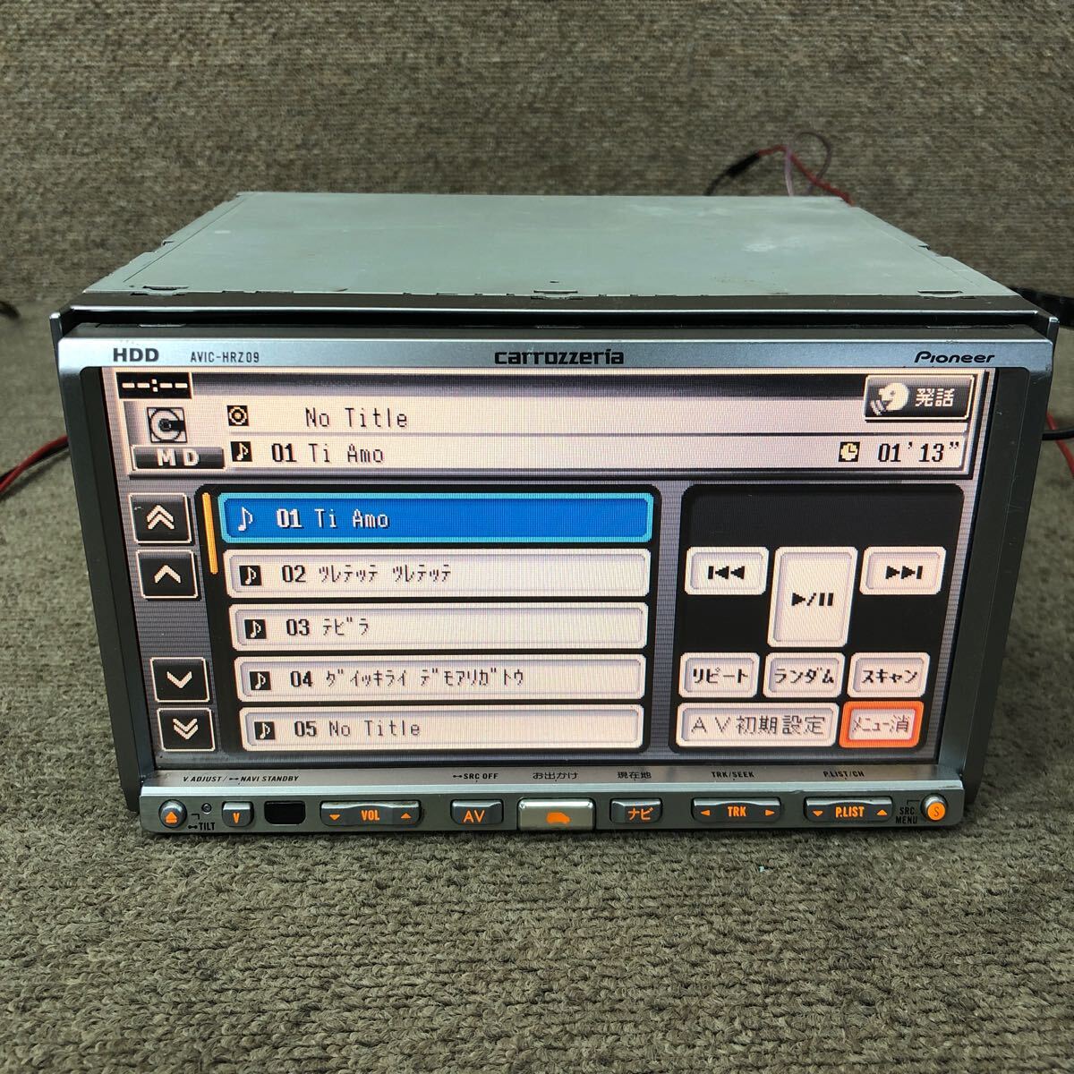 Yahoo!オークション - AV10-483 激安 カーナビ Carrozzeria Pioneer AV...