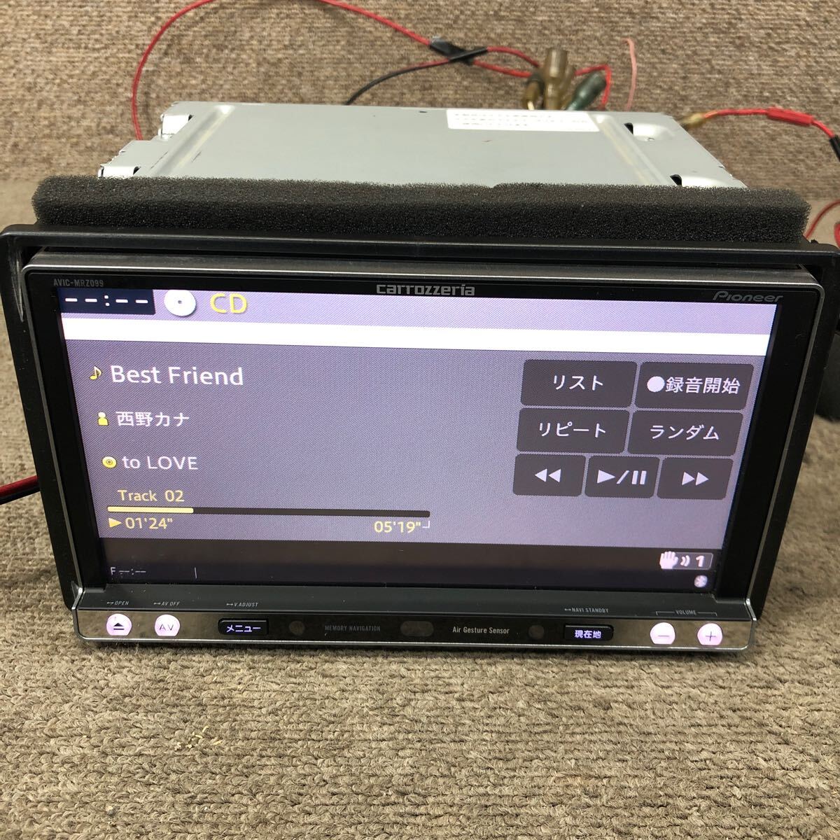 Yahoo!オークション - AV10-495 激安 カーナビ Carrozzeria Pioneer AV...