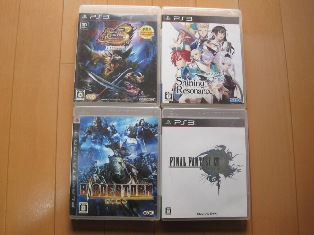 Yahoo!オークション - PS3ソフト4枚セット モンスターハンターポー...