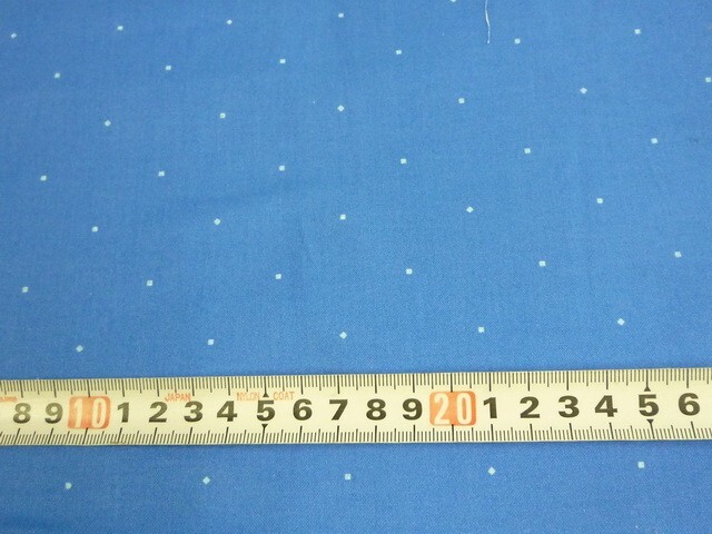 Yahoo!オークション - 100 50 ブルー・ 柄の・ハギレ・生地・布 0538-5...