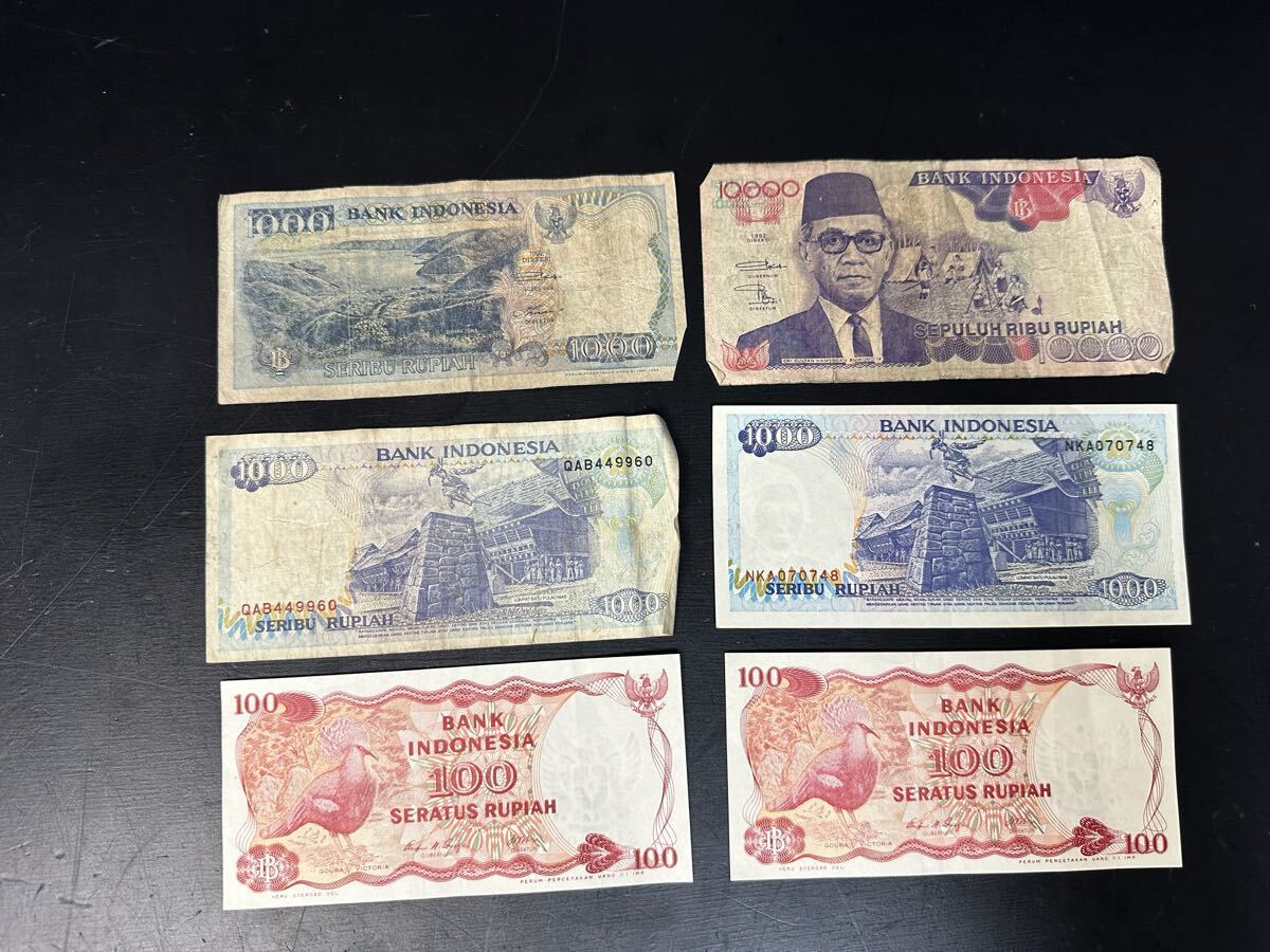 Yahoo!オークション - [C044] インドネシア ルピア 外国紙幣 旧紙幣 紙...