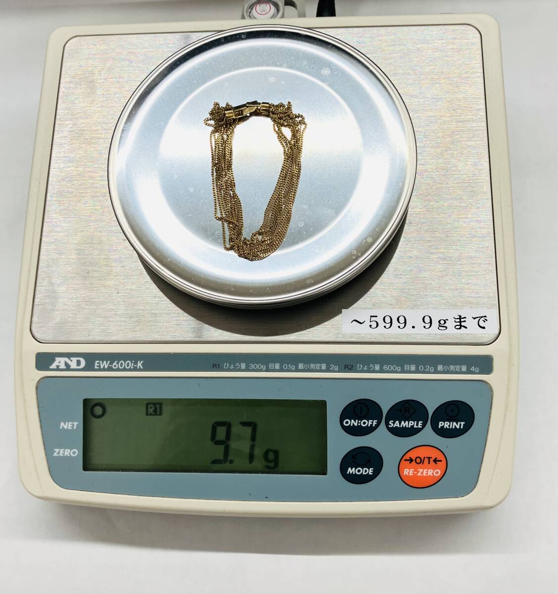 Yahoo!オークション - K18 18金 ゴールド 16cm 9.7g ブレスレット 10連...