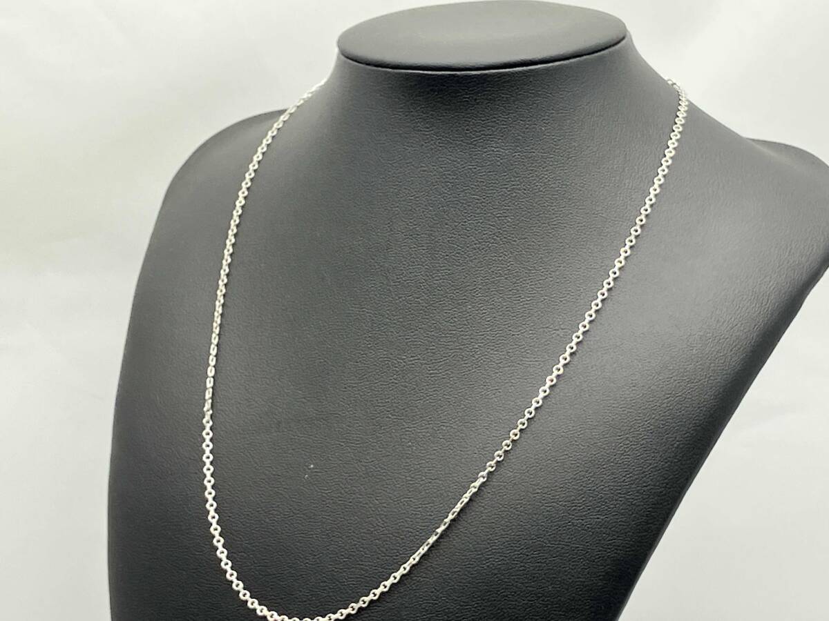 Yahoo!オークション - K18WG／約44cm／ハーフラウンド／ネックレス／ホ...