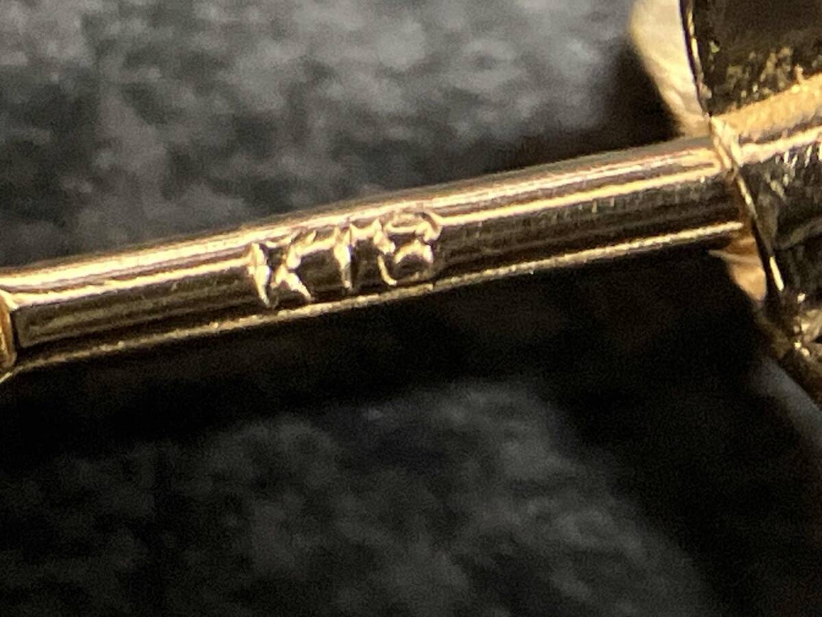 Yahoo!オークション - K18 イエローゴールド 総重量0.21g 片耳ピアス ...