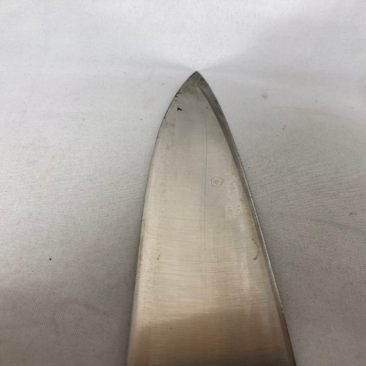 Yahoo!オークション - 料理用包丁 源助久 牛刀 日本鋼 ツバ付牛刀 270m...