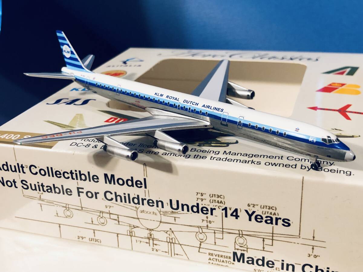 Yahoo!オークション - Aeroclassics 1/400 KLM DC-8-63 PH-DEC " 19...
