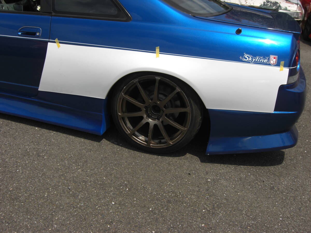 Yahoo!オークション - ECR33 R33 2DR スカイライン リア ワイドフェン...