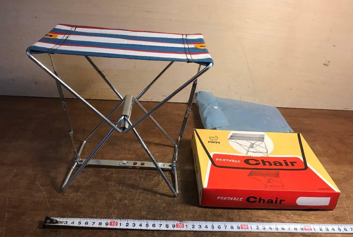 Yahoo!オークション - AB-0295 送料込 NOJIMA PUPPY 折り畳み椅子 ポー...