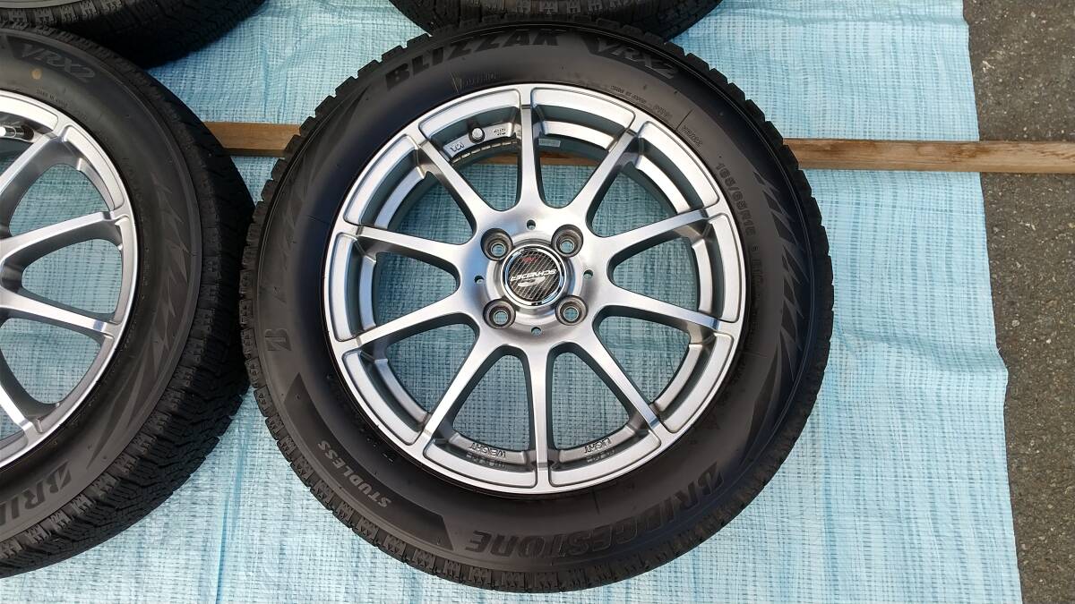 Yahoo!オークション - 【美品・溝深】ホイール＋ブリヂストン VRX2 4本...