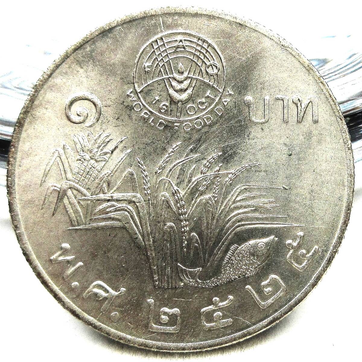 Yahoo!オークション - タイ 1バーツ 1982年 24.93mm 7.04g 記念貨 FAO