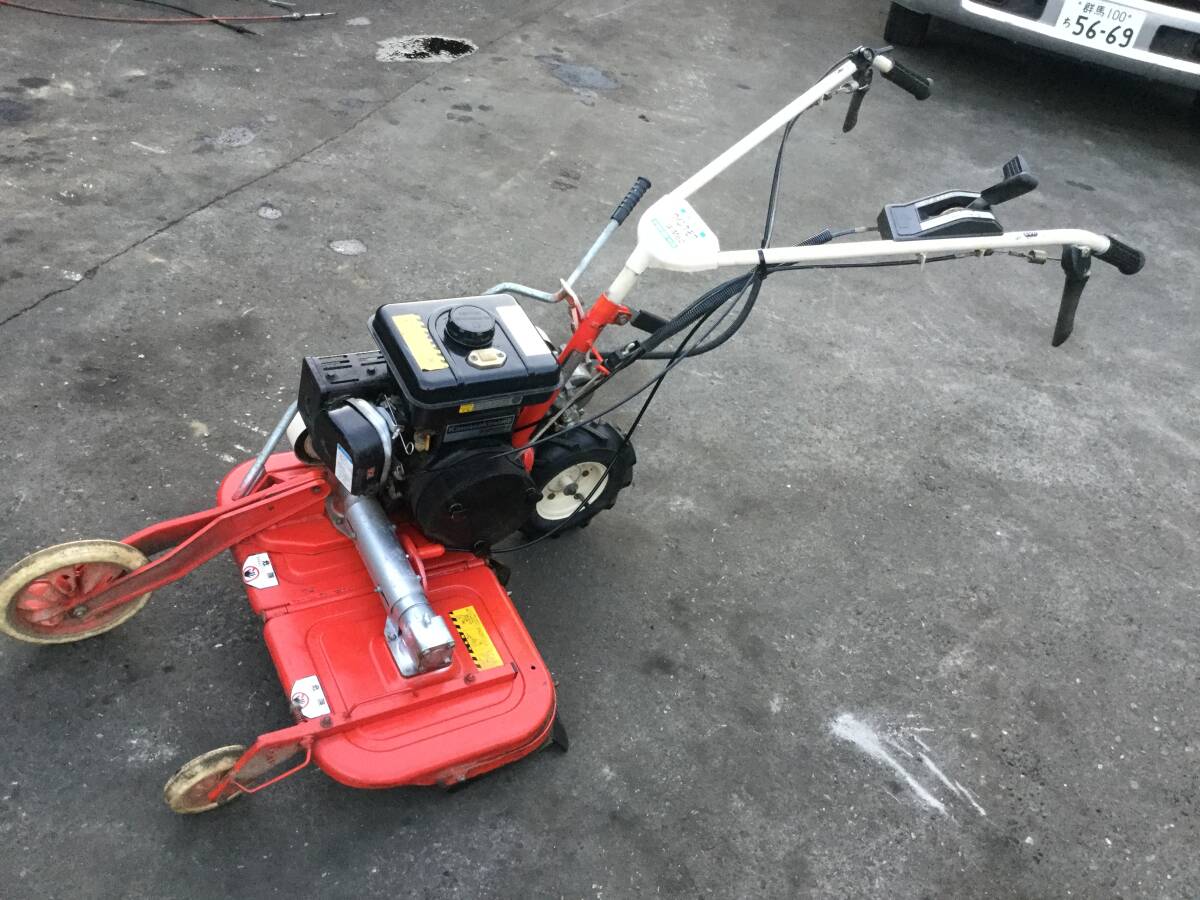 Yahoo!オークション - 草刈り機 自走式 ウイングモアWM60 動作確認済み...