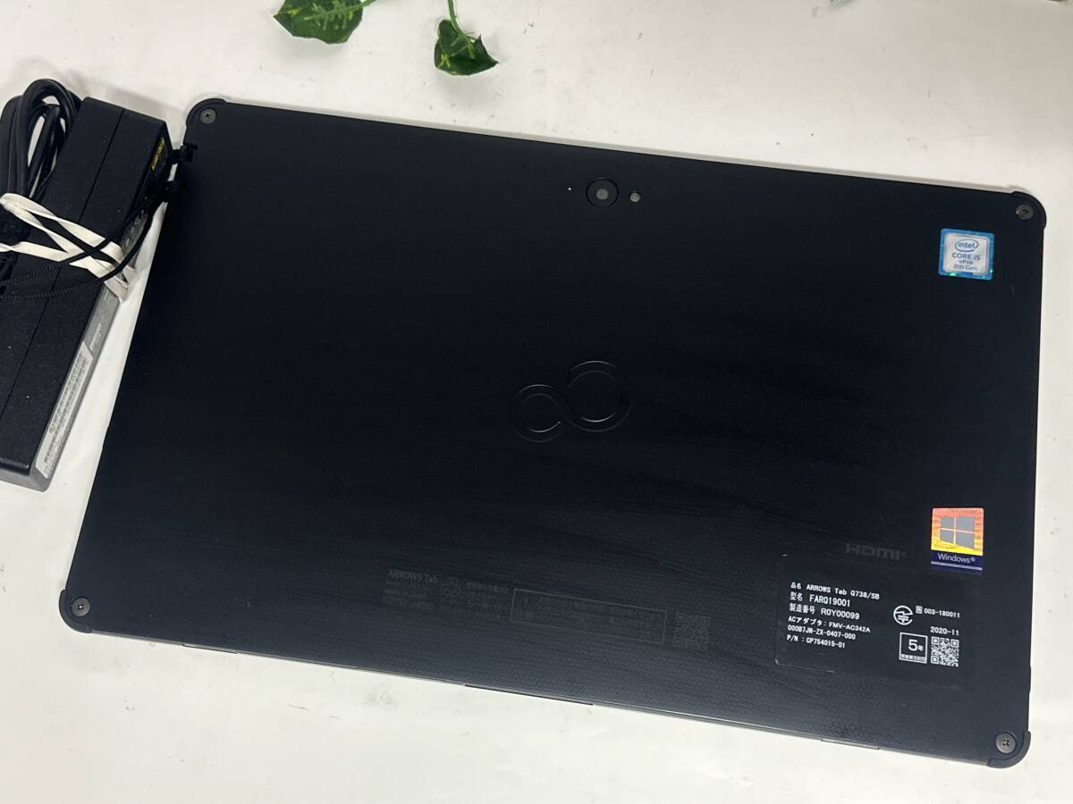 Yahoo!オークション - 【バッテリー良好 】美品/富士通 ARROWS Tab Q73...