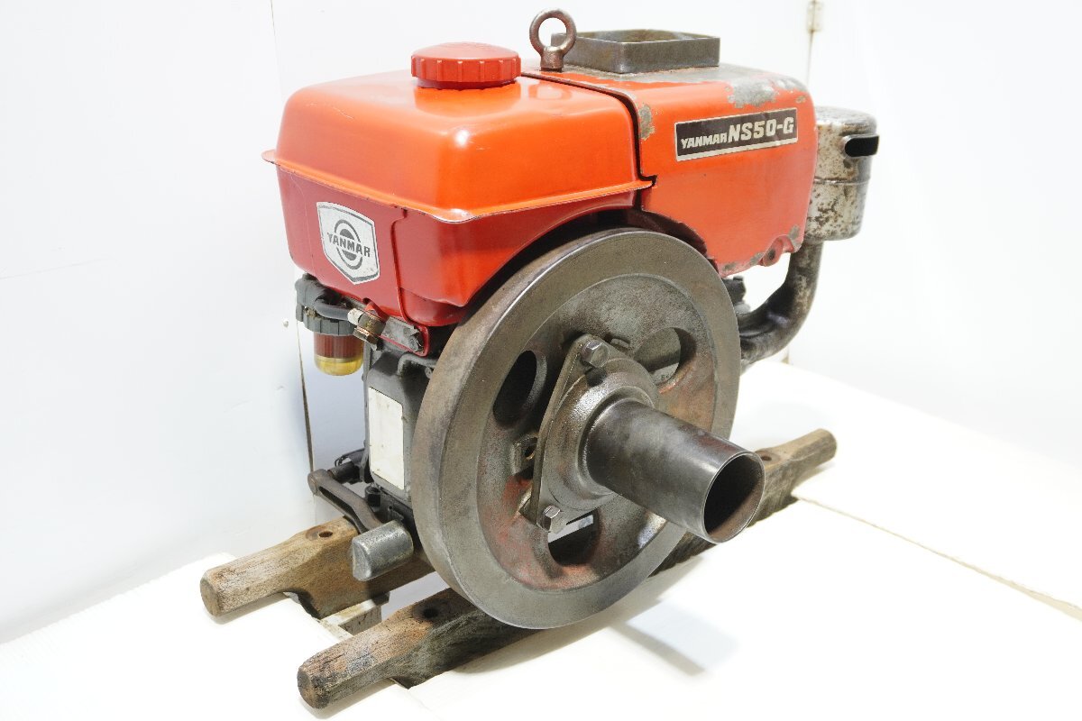Yahoo!オークション - 西P YANMAR ヤンマー NS50-G ディーゼル発動機 ...