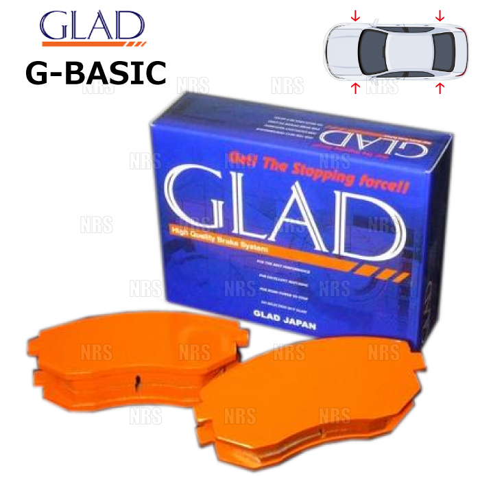 Yahoo!オークション - GLAD グラッド G-BASIC (前後セット) レパード Y...