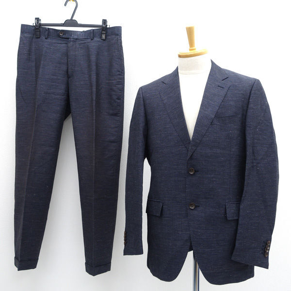 Yahoo!オークション - ドールオム セットアップ スーツ 麻混 ネイビー...