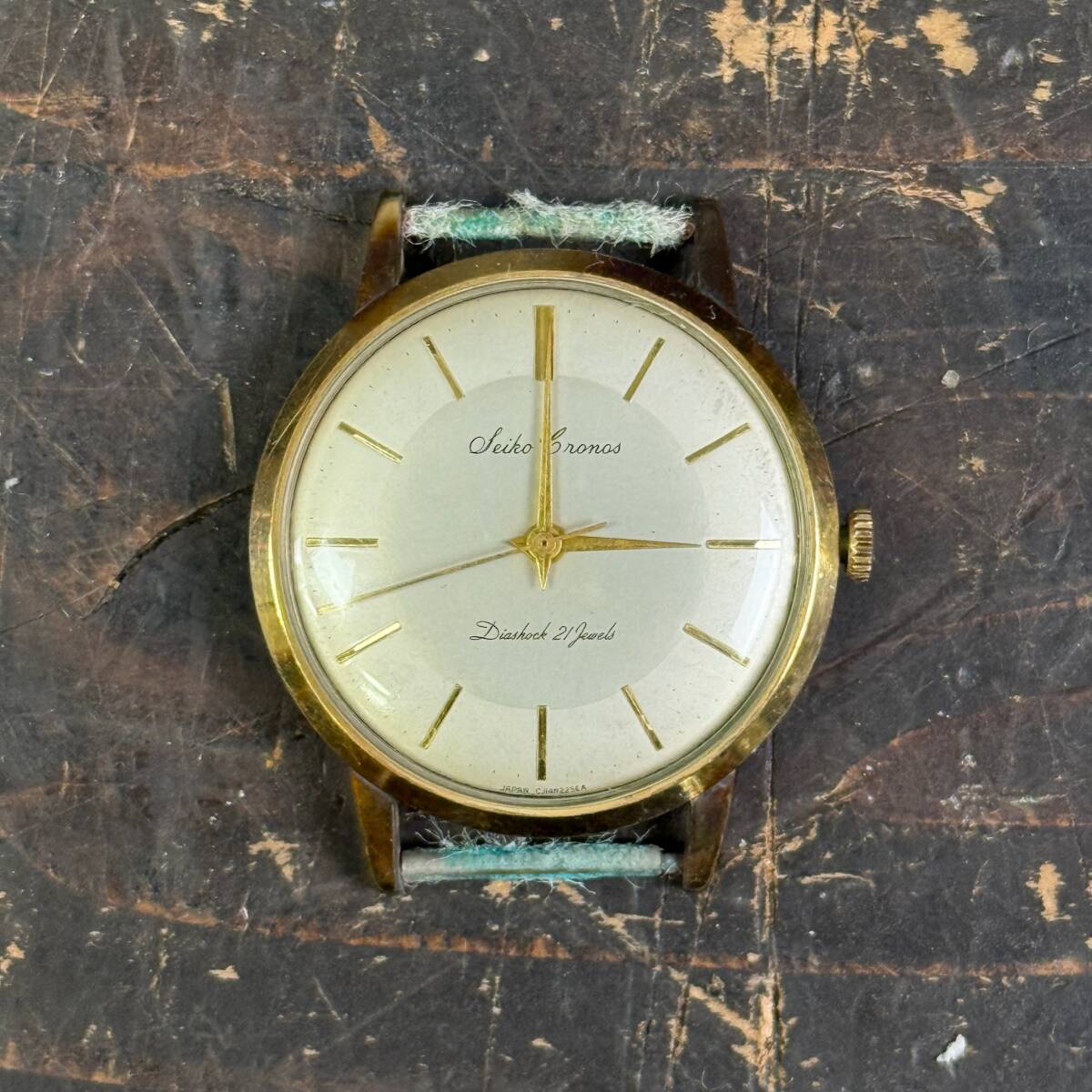 Yahoo!オークション - F2645 SEIKO Cronos Diashock 21Jewels セイコー...