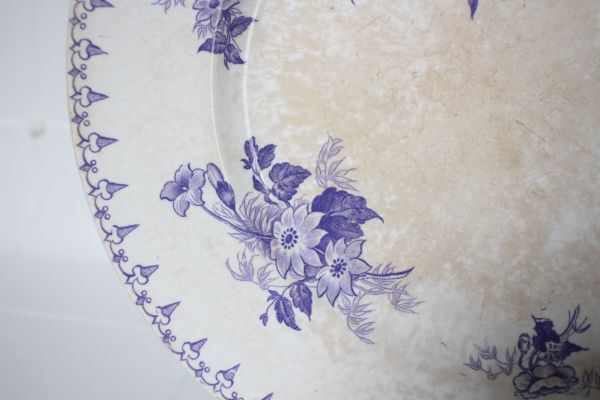 Yahoo!オークション - フランス アンティーク サルグミンヌ FLORE 古い...