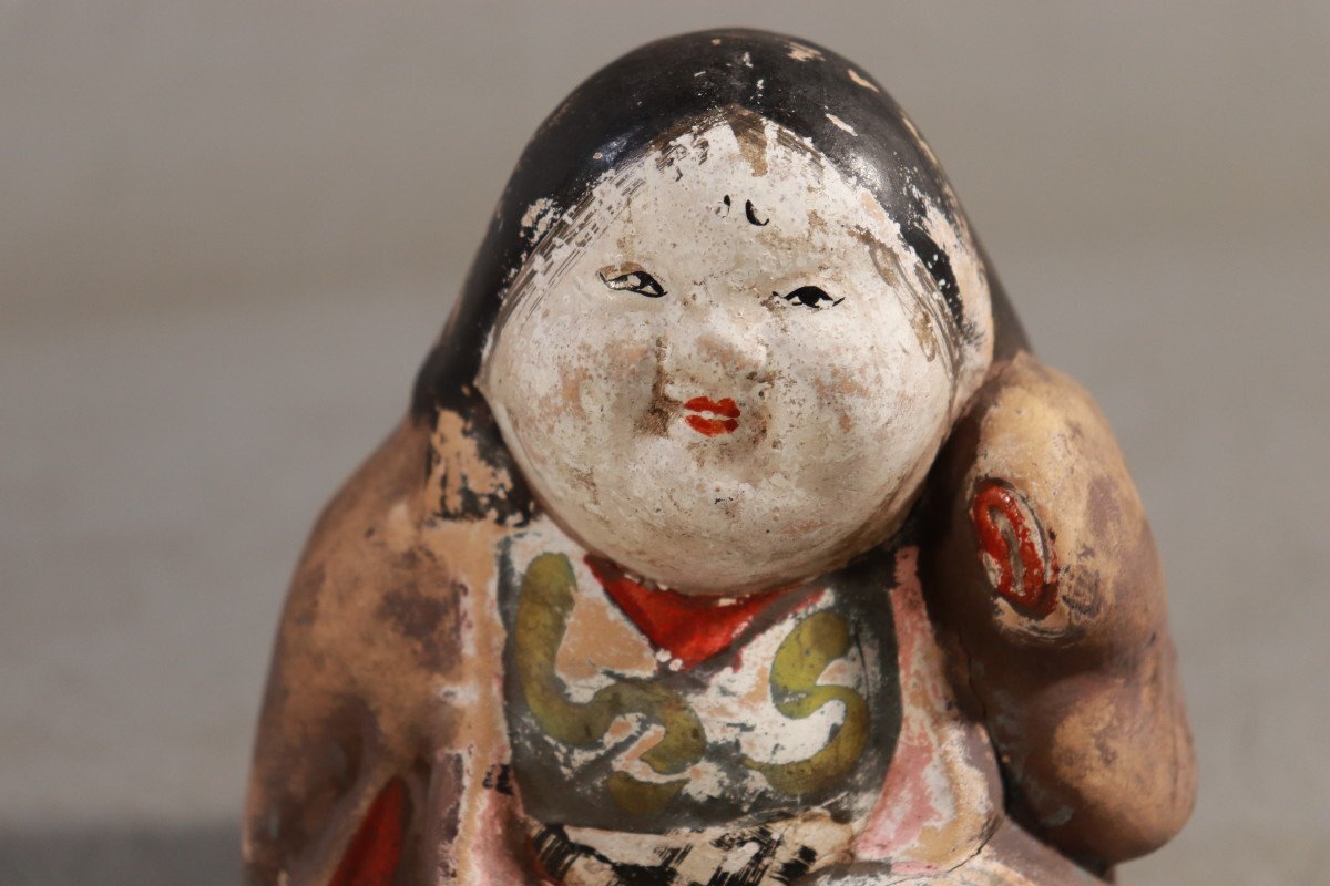 E513 古土人形 お福 高さ14.5cm 幸右衛門 伏見人形 土人形 日本人形 54565(その他)｜売買されたオークション情報、yahooの商品情報をアーカイブ公開 - オークファン ...