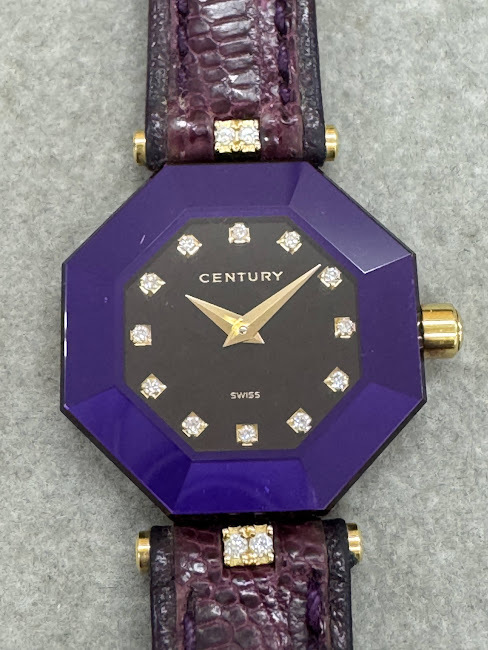 Yahoo!オークション - CENTURY センチュリー 腕時計 12Pダイヤ TIME GE...