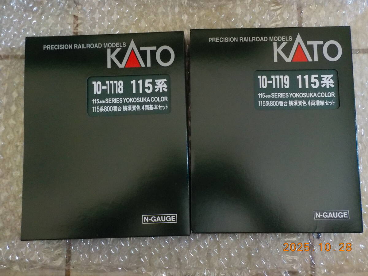Yahoo!オークション - KATO 10-1118 10-1119 115系800番台横須賀色 4両...