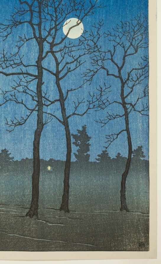 Yahoo!オークション - 川瀬巴水 『戸山の原』 28x 40cm 複製 高品質 ポ...