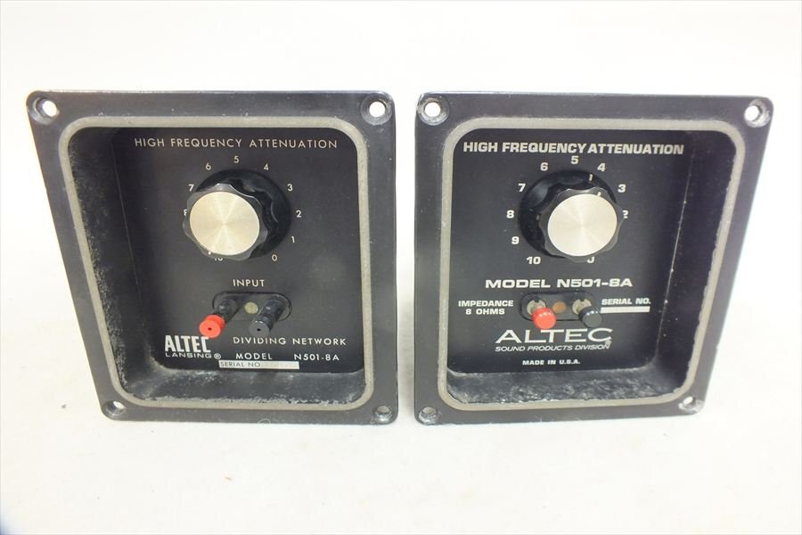 Yahoo!オークション - 【09】ALTEC アルテック N501-8A アッテネーター...