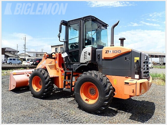 Yahoo!オークション - タイヤショベル(ホイールローダー) 日立建機 ZW1...