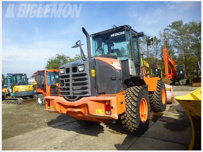 Yahoo!オークション - タイヤショベル(ホイールローダー) 日立建機 ZW1...