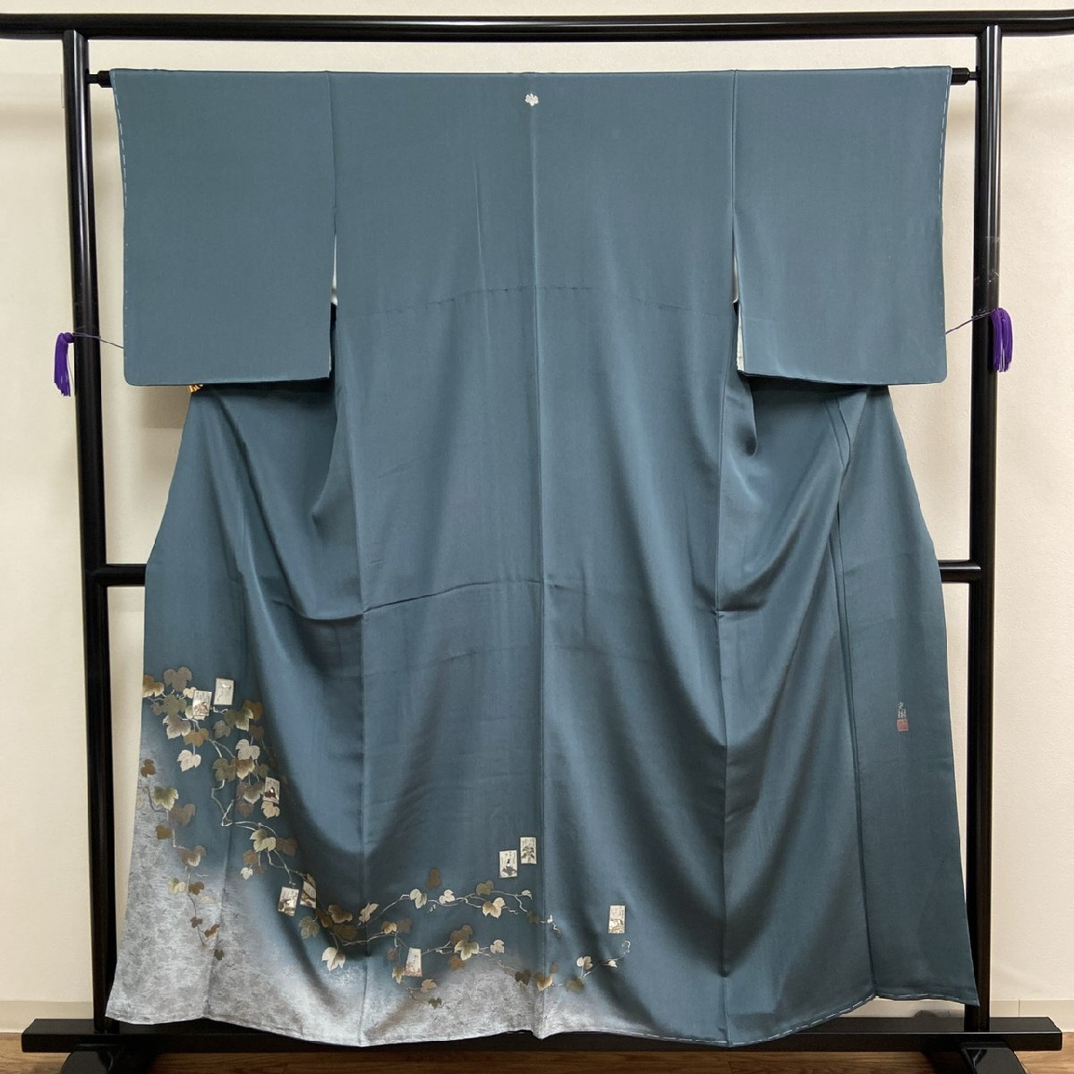 Yahoo!オークション - 着物月花 松尾光琳 金彩 俵屋宗達 蔦図 色留袖 ...