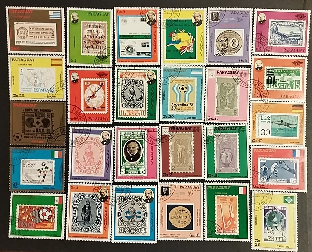 Yahoo!オークション - パラグアイの切手 26枚 外国切手 PARAGUAY used ...