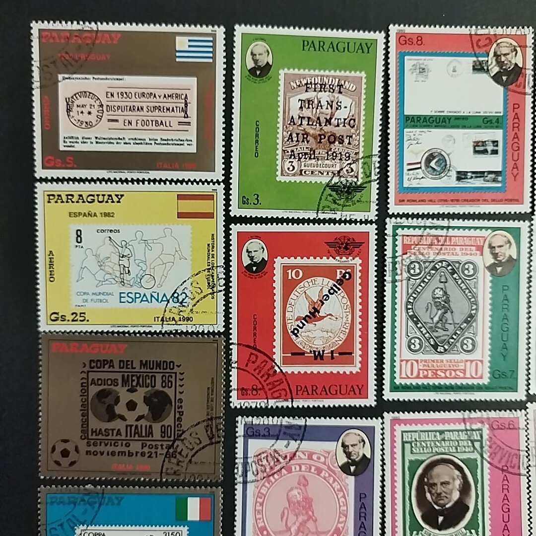 Yahoo!オークション - パラグアイの切手 26枚 外国切手 PARAGUAY used ...
